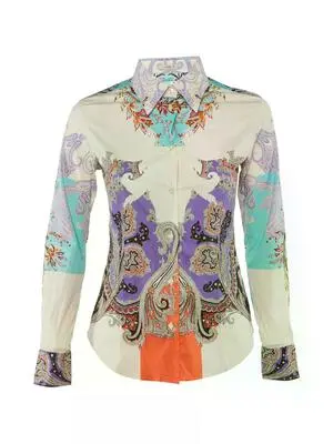 Etro Paisley Print Long Sleeve Shirt