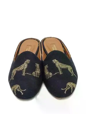 AQUAZZURA Patterned Mules