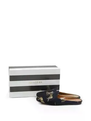 AQUAZZURA Patterned Mules