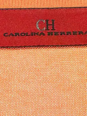 Carolina Herrera Cotton V-neck Sweater