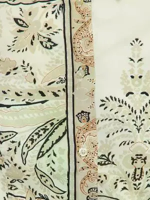 Etro Beige Paisley Print Shirt
