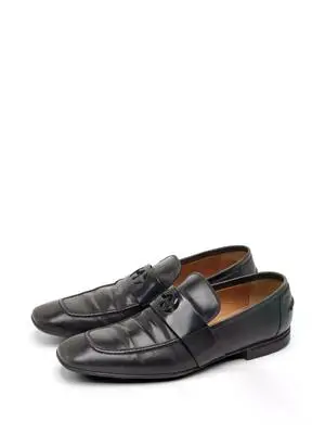 Gucci Interlocking Gg Leather Loafers