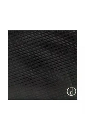Dunhill Embossed Leather Bifold Wallet - Black