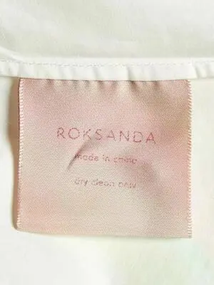 ROKSANDA Pleated V-neck Blouse