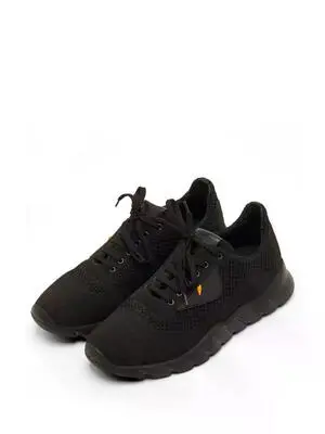 Fendi Bag Bugs Knit Sneakers - Black