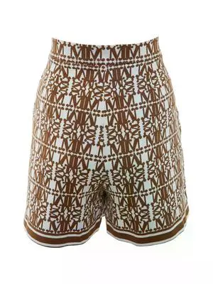 Max Mara Anagni Logo Knit Shorts