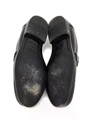 LOUIS VUITTON Logo Plaque Loafers