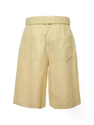 JIL SANDER Belted Coated Shorts