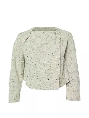 Marni Bouclé-knit Jacket - Neutrals