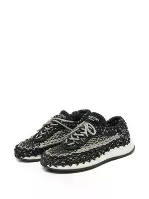 Valentino Garavani Crochet Low Top Sneakers