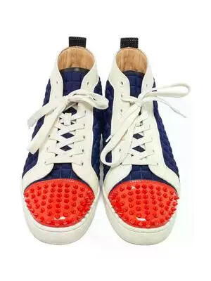 CHRISTIAN LOUBOUTIN Louis Flat High-top Sneakers