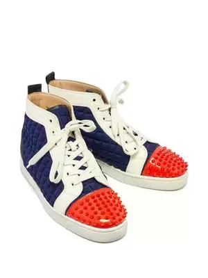 CHRISTIAN LOUBOUTIN Louis Flat High-top Sneakers