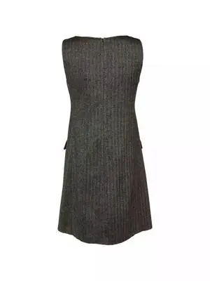 Moschino Patterned Embellished Mini Dress