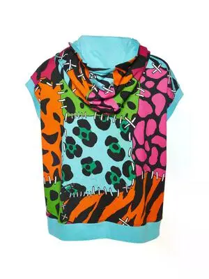 Moschino Sleeveless Hoodie - Blue