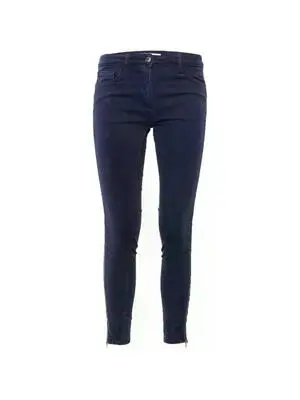 Sandro Zip-detail Skinny-fit Jeans - Blue