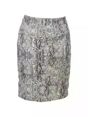 Just Cavalli Animal Print Midi Skirt