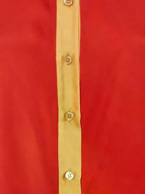 Prada Silk Shirt With Contrast Panels