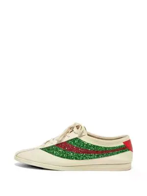Gucci Glitter-stripe Sneakers