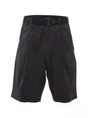 Giorgio Armani Belted Pleated Shorts