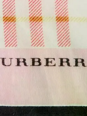 Burberry Check Pattern Scarf