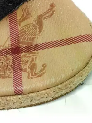 Burberry Haymarket Check Wedge Espadrilles