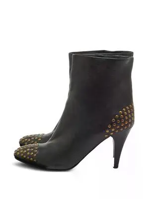 See By Chloé Leather Heeled Ankle Boots - Black