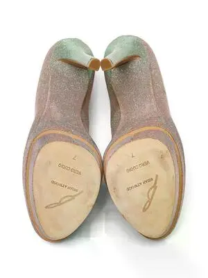 Brian Atwood Holographic Platform Pumps