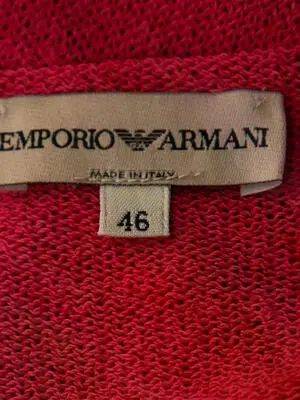 Emporio Armani Knitted Cut-out Detail Blouse