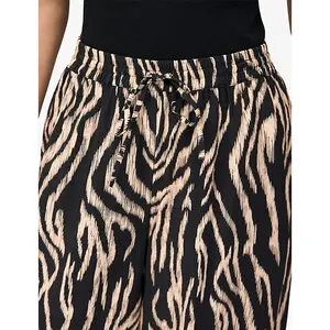RO&ZO Zebra Print Wide Leg Trousers - Multi