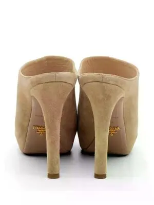Prada Peep-toe Platform Stiletto Sandals