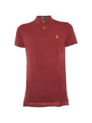Polo Ralph Lauren Logo-embroidered T-shirt - Red
