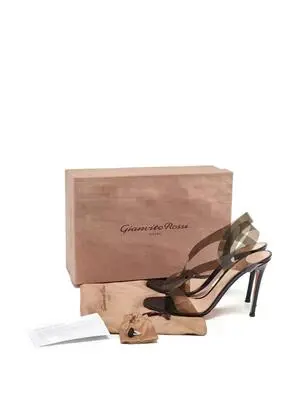 GIANVITO ROSSI Metropolis Slingback Heeled Sandals
