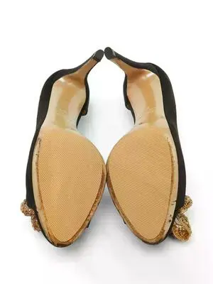 Valentino Garavani Crystal Embellished Bow Pumps