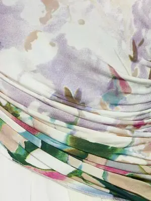 Just Cavalli Printed Draped Top