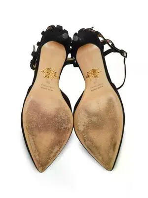 CHARLOTTE OLYMPIA Pointed Toe Ankle Strap Pumps