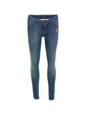 Dolce & Gabbana Patch Jeans - Blue