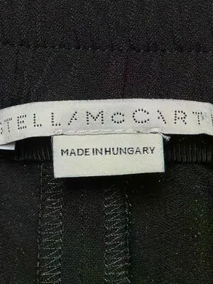 Stella McCartney Crepe High-waist Trousers - Black