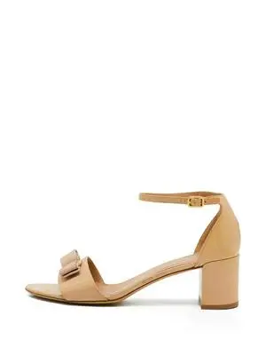 FERRAGAMO Gavina Ankle Strap Sandals - Neutrals
