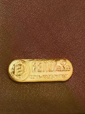 Fendi Lizard-effect Compact Wallet