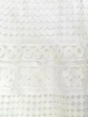 Diane Von Furstenberg Lace Tiered Skirt