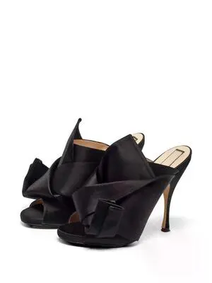 N°21 Satin Knot Detail Stiletto Sandals
