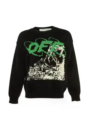 Off-White Ruined Factory Crew-neck Sweater