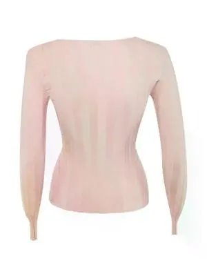 Sandro Rib-knit V-neck Sweater