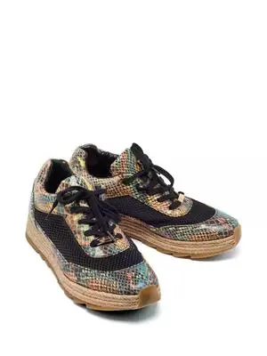Stella McCartney Python-effect Mesh Sneakers