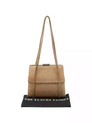 Bally Watersnake Leather Shoulder Bag