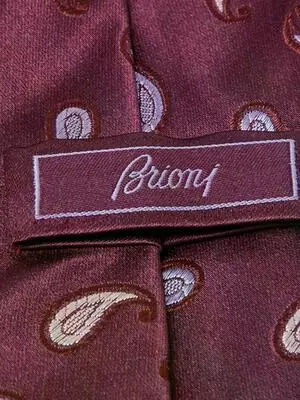 Brioni Paisley Silk Tie