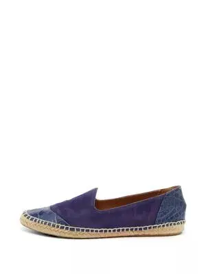 Giorgio Armani Croc-embossed Espadrilles