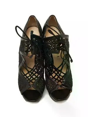 NICHOLAS KIRKWOOD Lace-up Platform Pumps