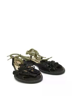 N°21 Knotted Ankle-tie Sandals