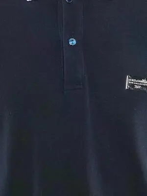 Dolce & Gabbana Gym Collection Cotton Polo Shirt - Blue